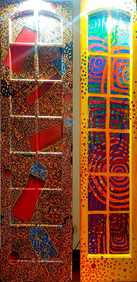 Portal Guaraní - Reciclando puertas con acrílico - Obras de José ...