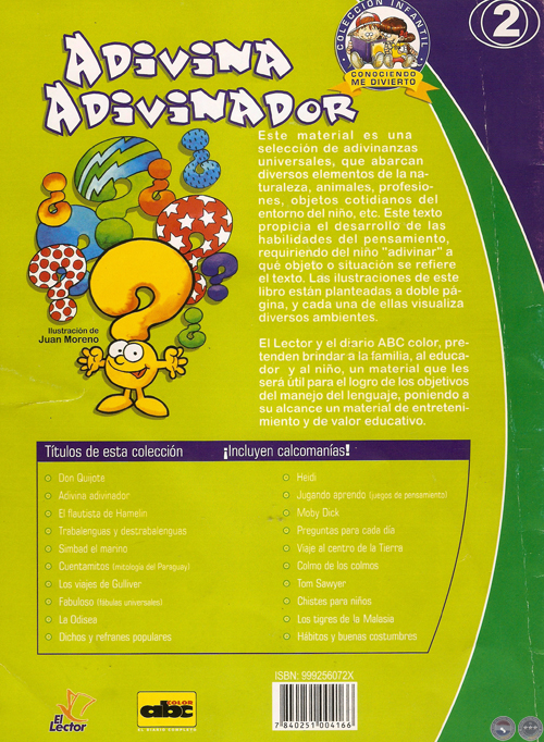 Portal Guaraní - ADIVINA - ADIVINADOR, 2005 - Ilustración: JUAN MORENO