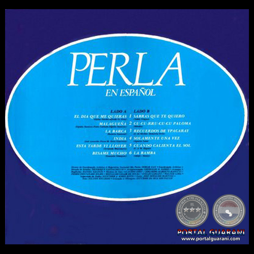 Portal Guaraní - PERLA EN ESPAÑOL - PERLA - Año 1980 - ERMELINDA (PERLA ...